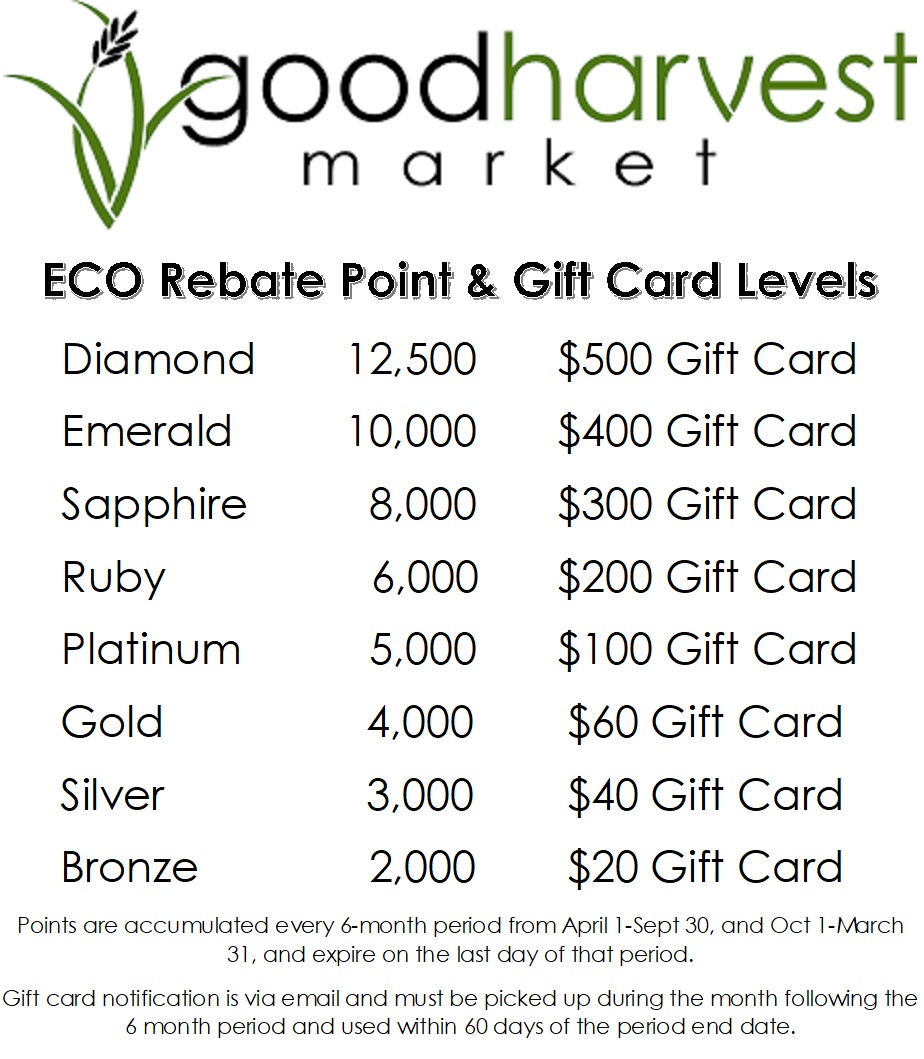 ECO Rewards · Good Harvest